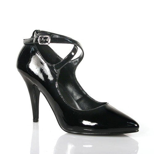VANITY-445 Pleaser Blk Patent High Heel Alternative Footwear Discontin ...